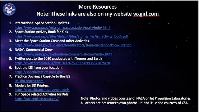 Presentation Links - Explore the Universe with Wxgirl